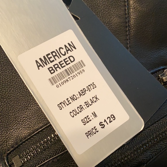 American Breed | Jackets & Coats | Mens New Leather Jacket From ...